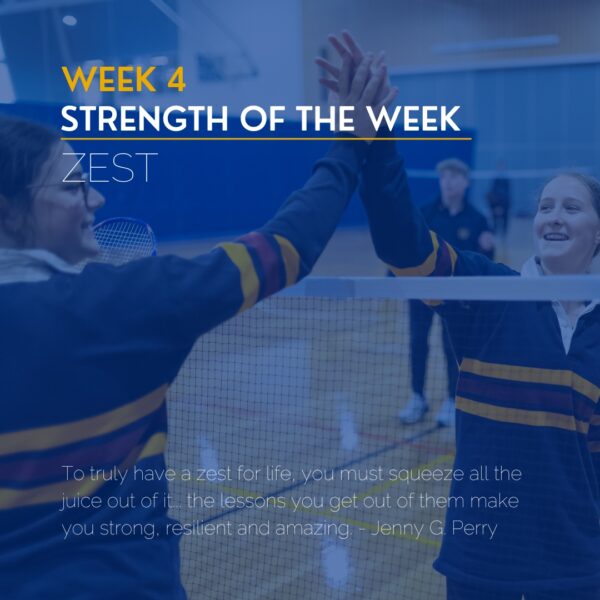 Strength of the Week – Zest - St Michael's College